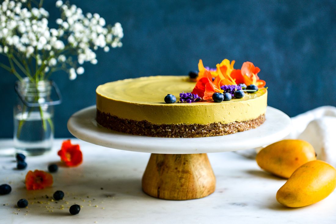 Raw Mango-Orange Cheesecake | Nourishing Meals®